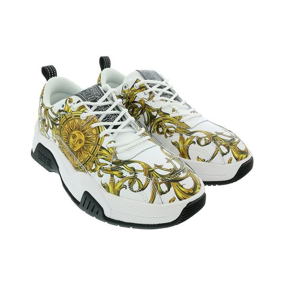 Versace Jeans Collection | Shoes | Versace Jeans Couture White Gold ...